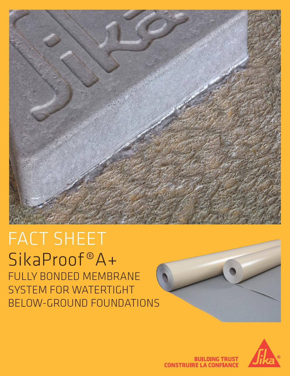 SikaProof® Pre & Post Applied Fully Bonded Membranes